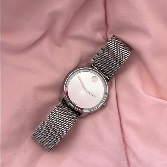 Movado | Accessories | Movado Bold Mens Silver Watch | Poshmark